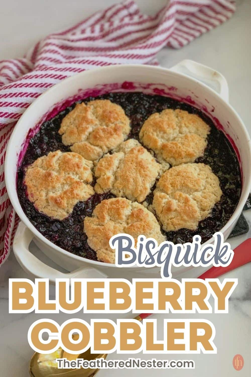 Bisquick Blueberry Cobbler (Quick & Easy!)