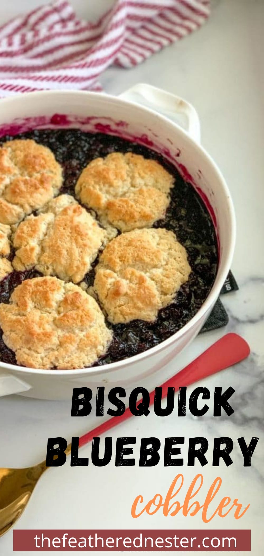 Bisquick Blueberry Cobbler (Quick & Easy!)