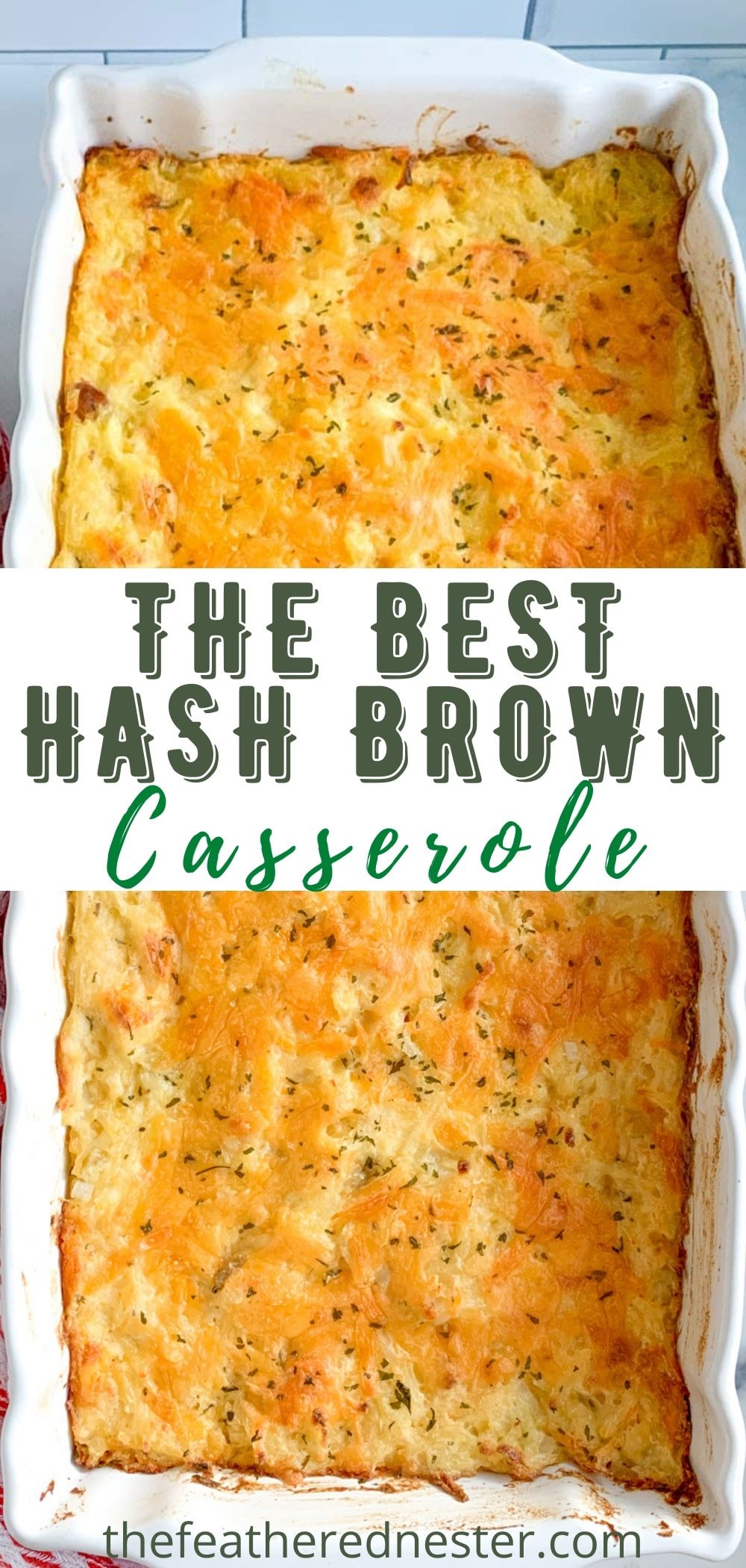 Cracker Barrel Hash Brown Casserole - The Feathered Nester