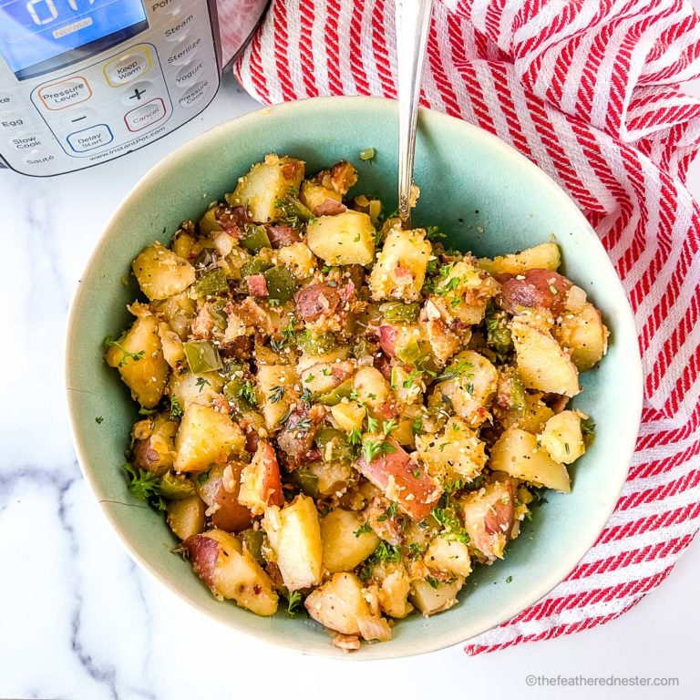 Easy Instant Pot Breakfast Potatoes (use fresh or frozen diced potatoes!)