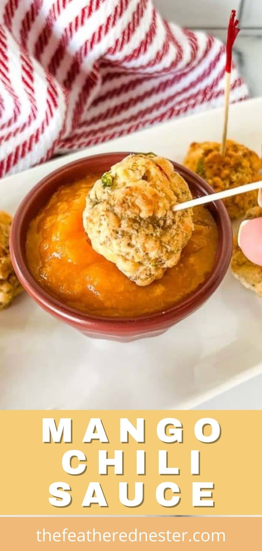 Asian Mango Dipping Sauce - The Feathered Nester