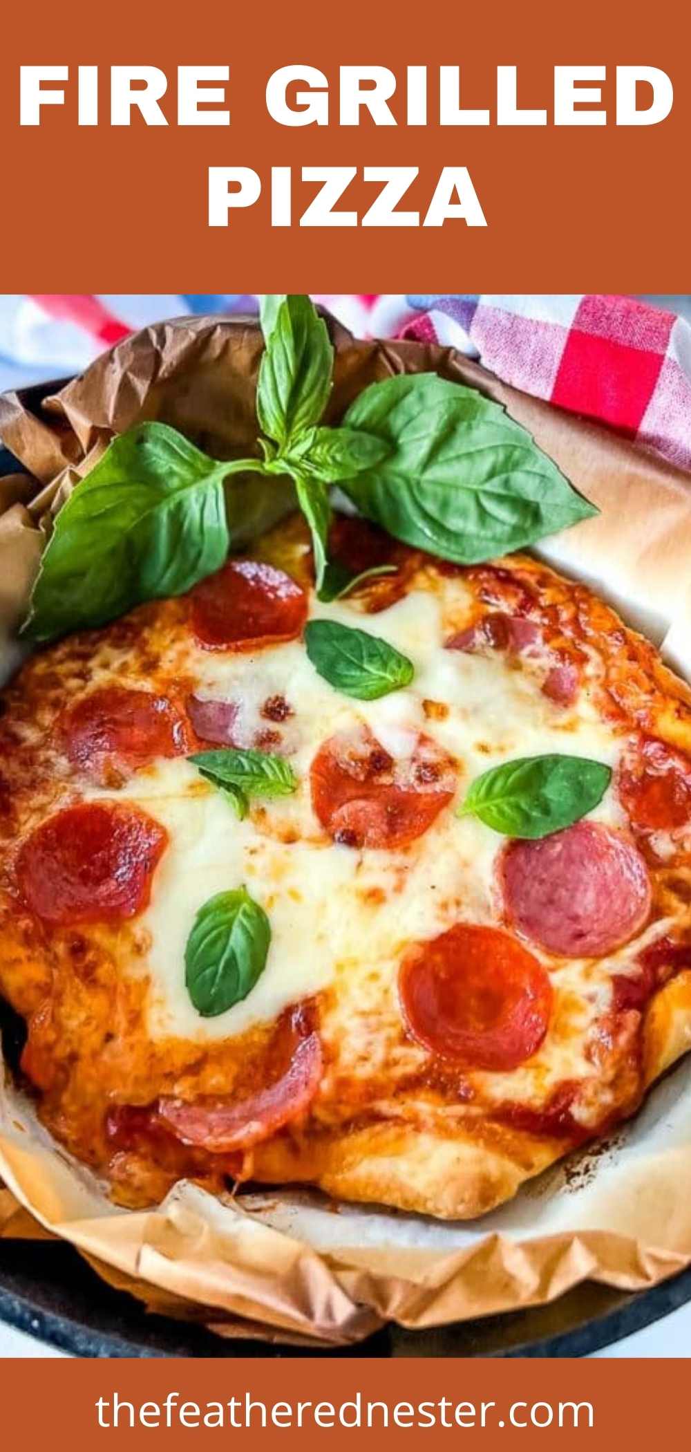 Fire Grilled Pizza at Home (using frozen dough) - The Feathered Nester