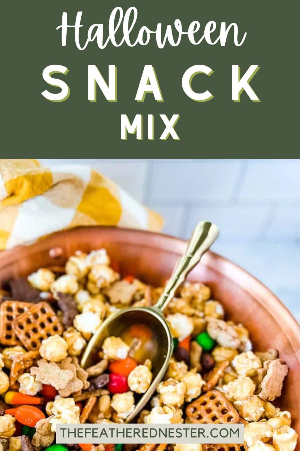 Halloween Snack Mix - The Feathered Nester