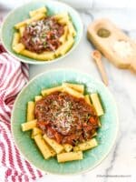 Short Rib Rigatoni (Braised Beef Ragu) - The Feathered Nester