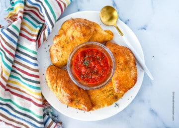 Easiest Pepperoni Calzone Recipe Using Frozen Dough - TFN