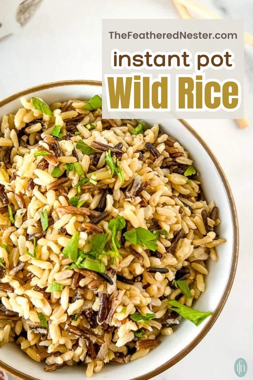 Instant Pot Wild Rice - The Feathered Nester