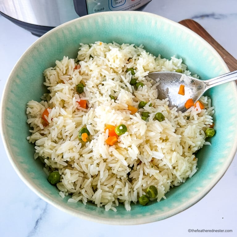 Instant Pot Rice Pilaf - The Feathered Nester
