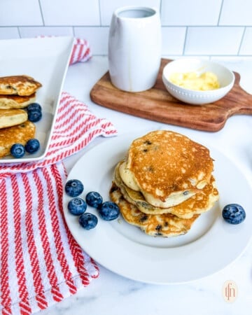 Muffin Mix Pancakes - The Feathered Nester