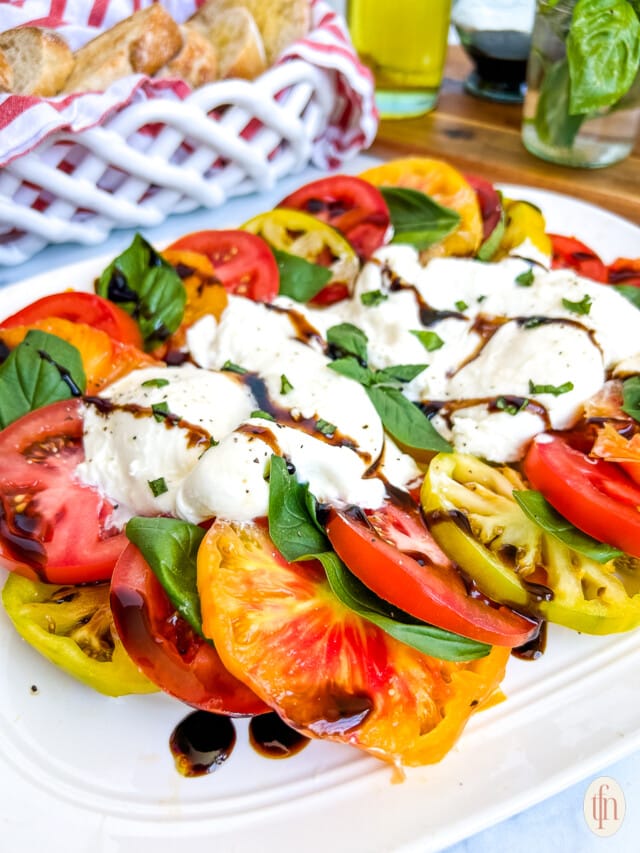 Burrata Caprese is Summer's Best Italian Salad! - TFN