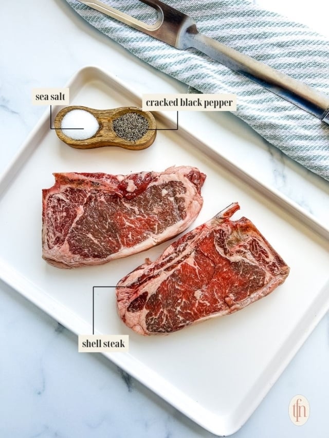 How to Cook Shell Steak - The Feathered Nester