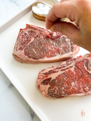 How to Cook Shell Steak - The Feathered Nester