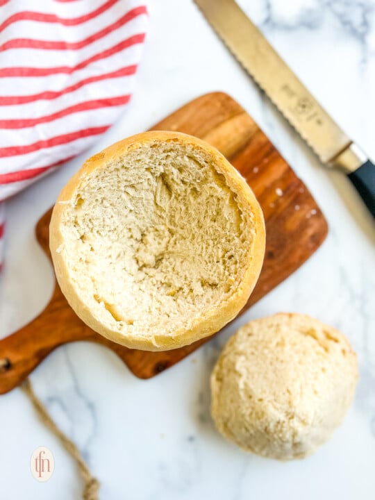 Sourdough Bread Bowls - The Feathered Nester