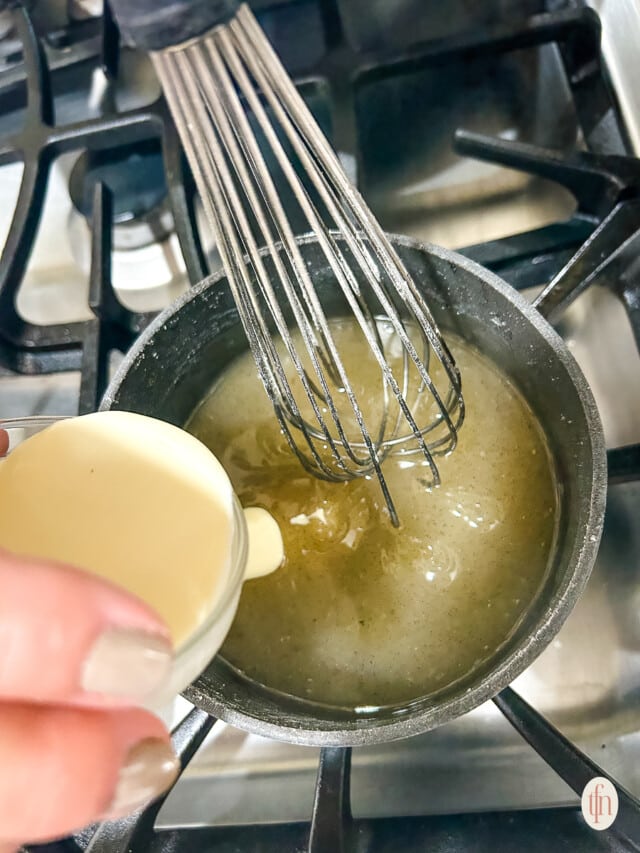 Vanilla Sauce for Bread Pudding (and Other Desserts) - TFN