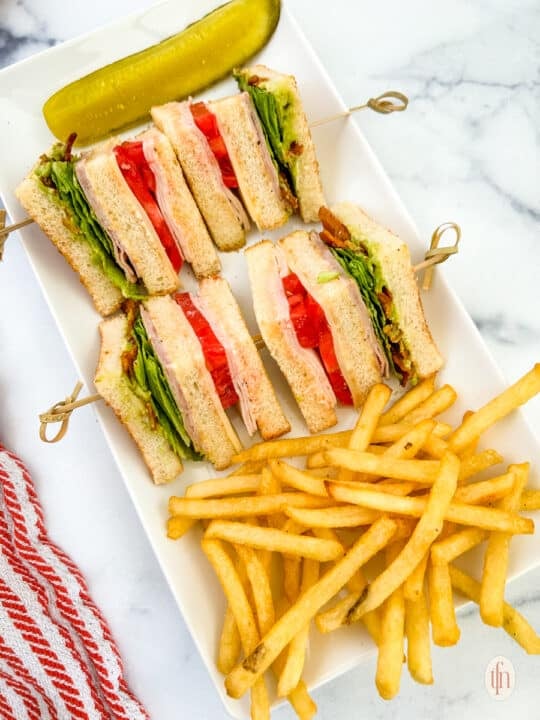 Chicken Club Sandwiches - The Feathered Nester