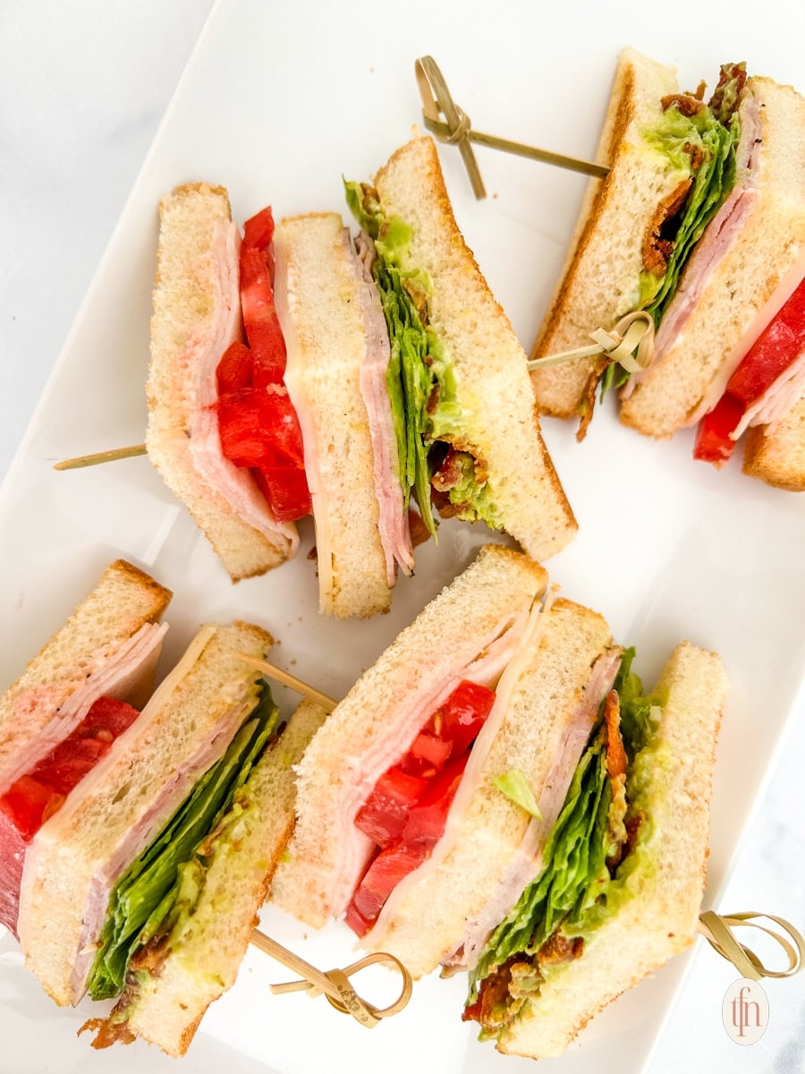 Chicken Club Sandwiches - The Feathered Nester
