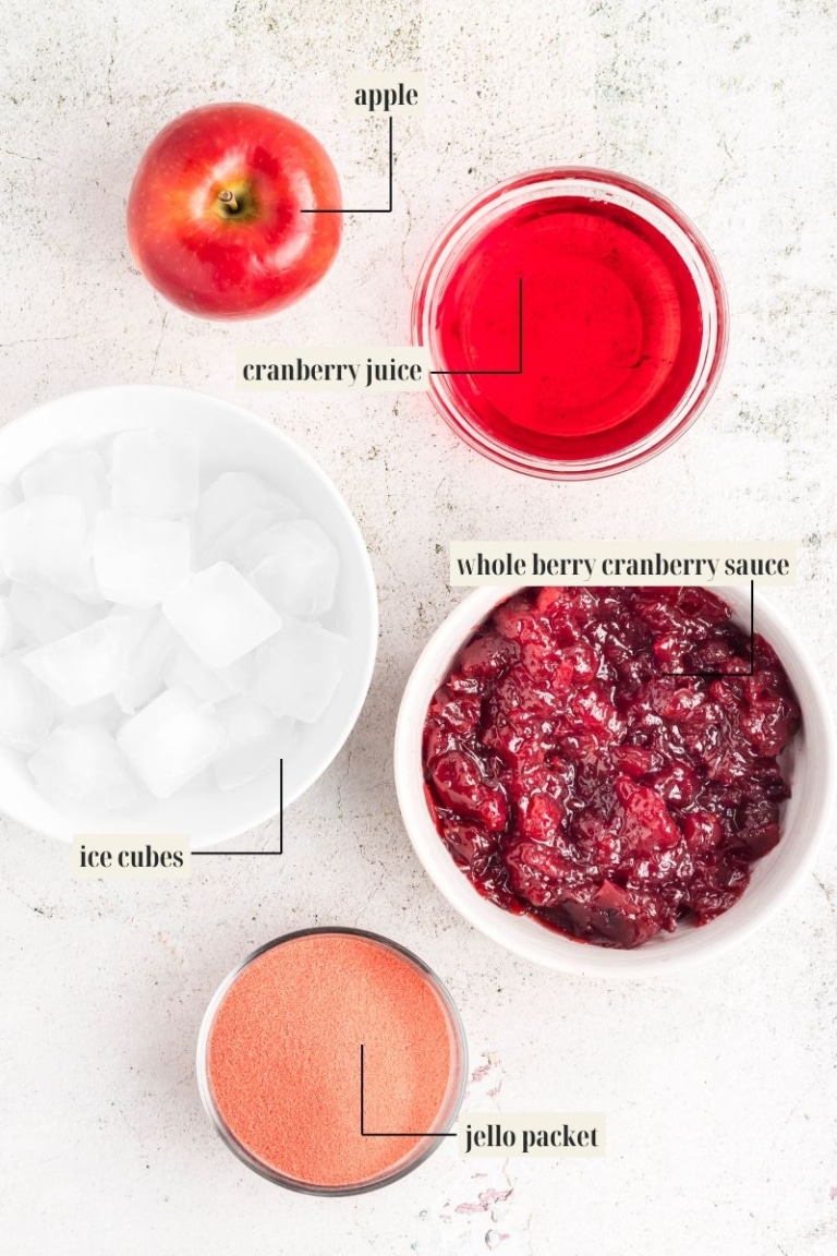 Cranberry Salad with Jello - The Feathered Nester