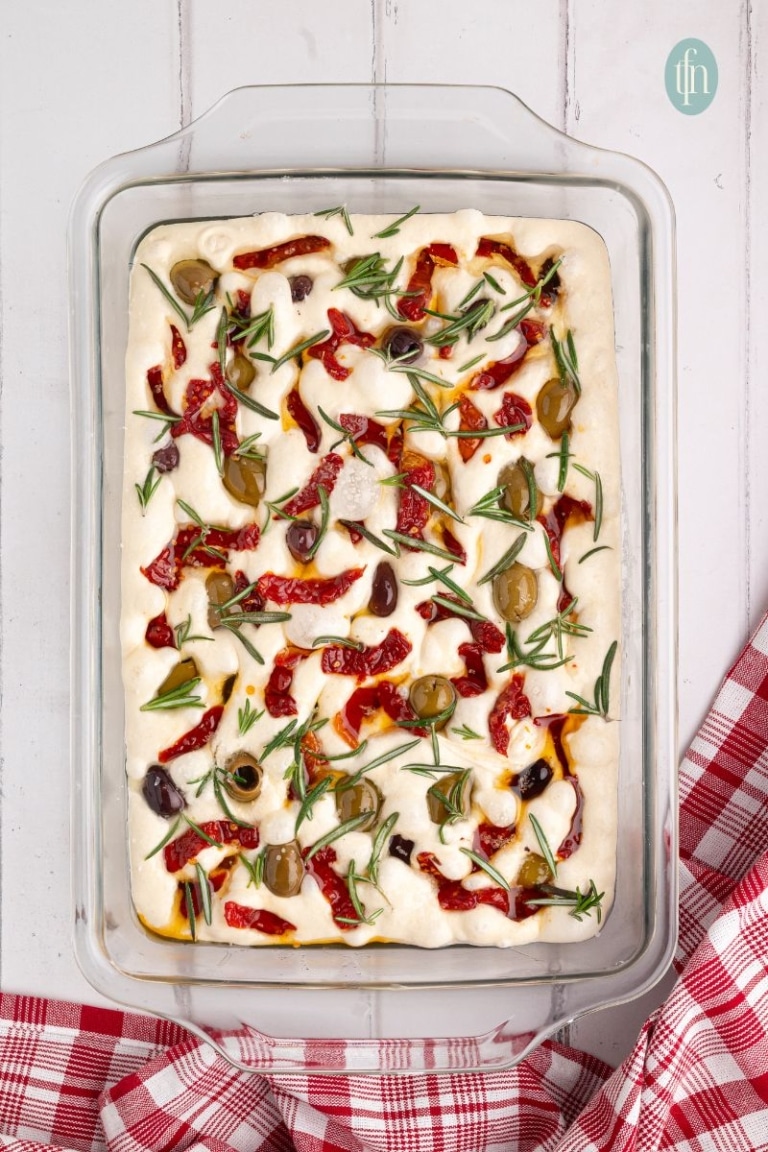 Sourdough Focaccia Recipe - The Feathered Nester
