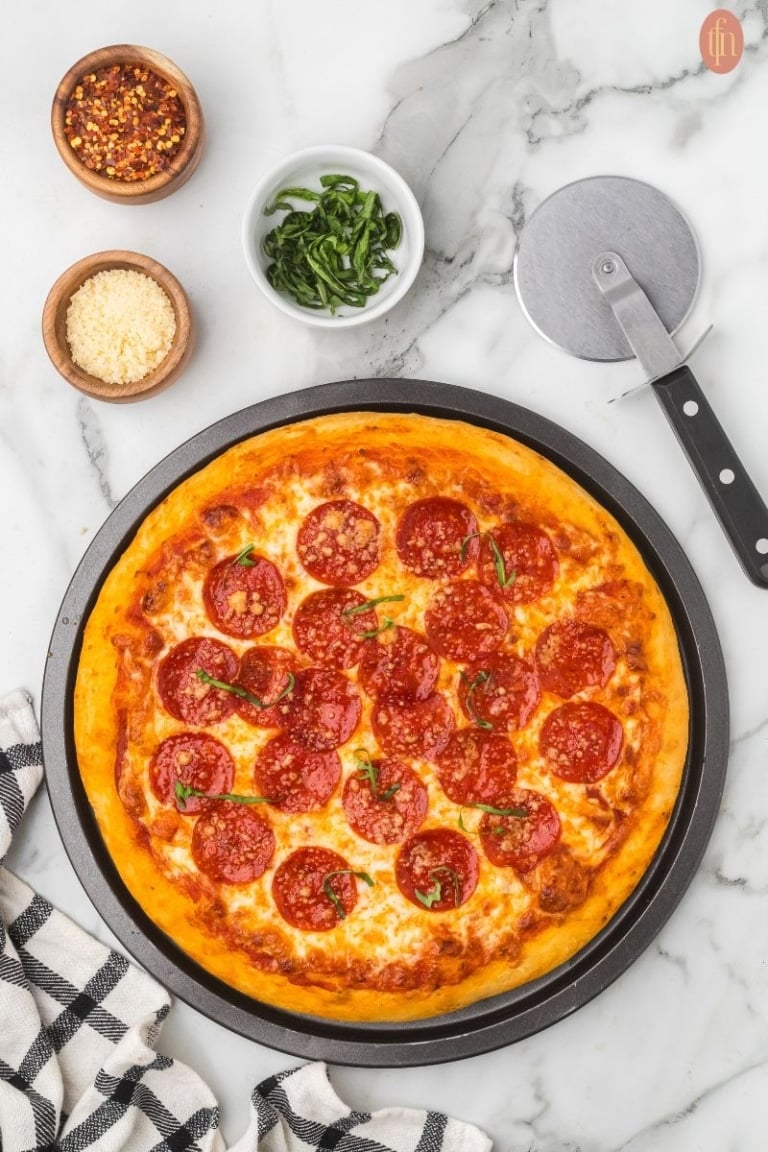 Homemade Pizza with Pizza Dough - The Feathered Nester