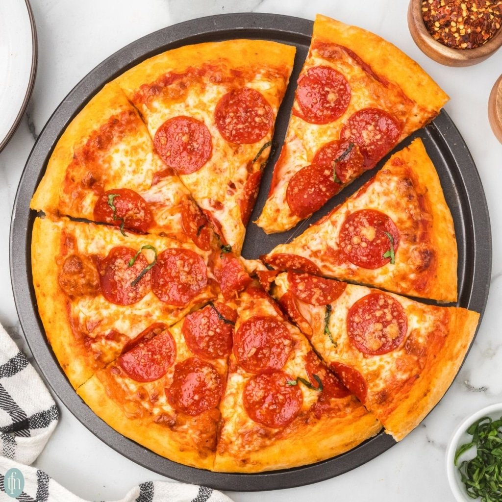 Homemade Pizza with Pizza Dough - The Feathered Nester